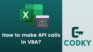 How To Make Api Calls In Vba Codky