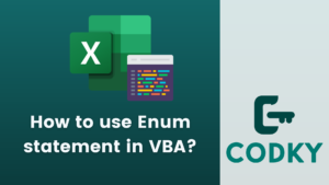How to use Enum statement in VBA? - Codky