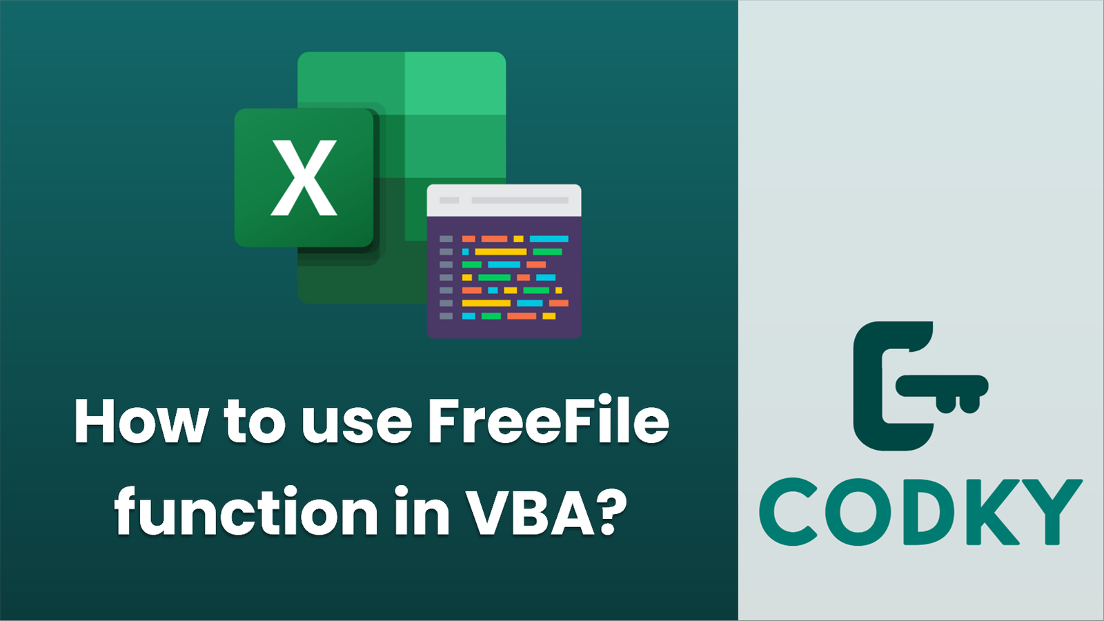 How to use FreeFile function in VBA? - Codky How to use FreeFile function in VBA? - Codky