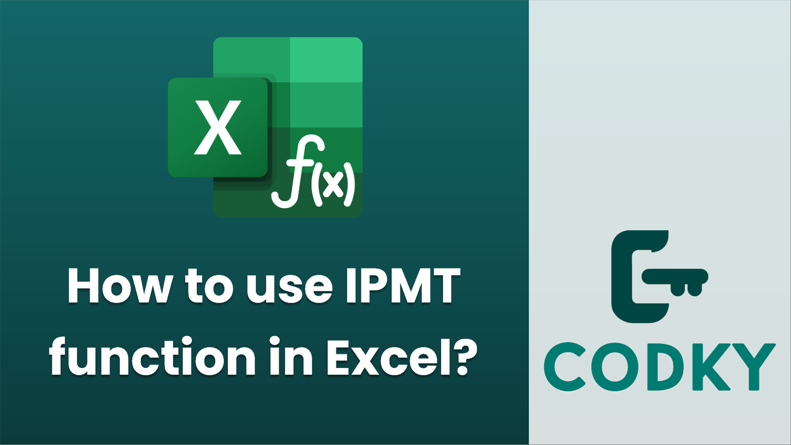 How To Use Ipmt Function In Excel Codky 3271