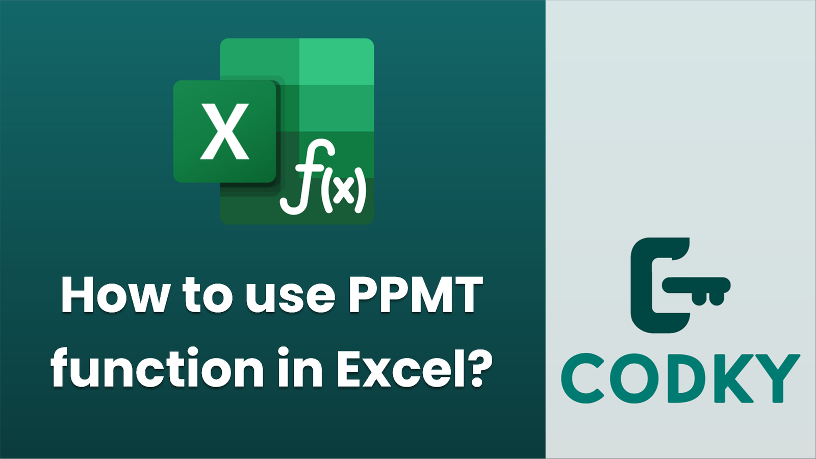 How To Use Ppmt Function In Excel Codky
