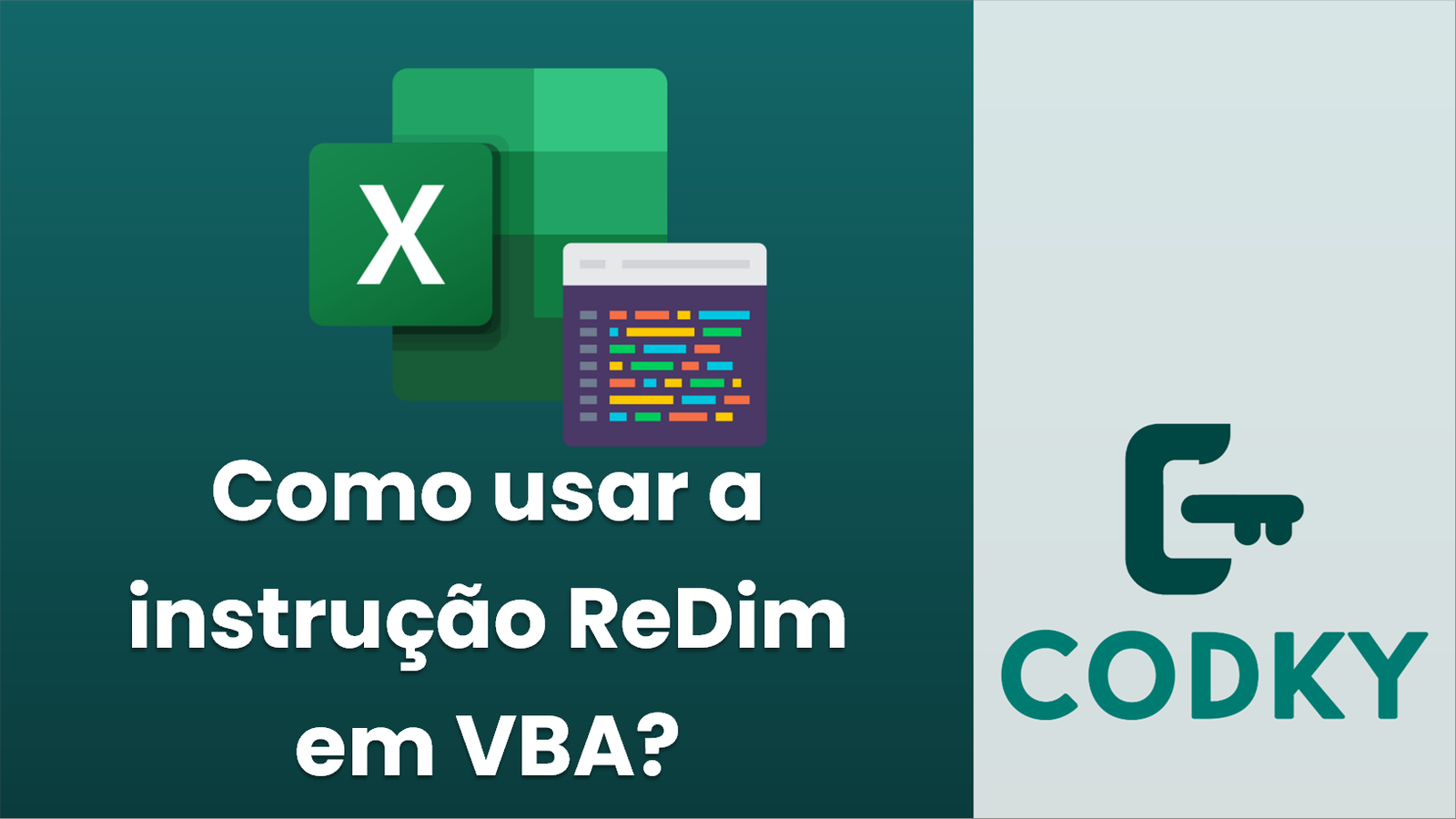 Como usar a instrução ReDim em VBA? - Codky