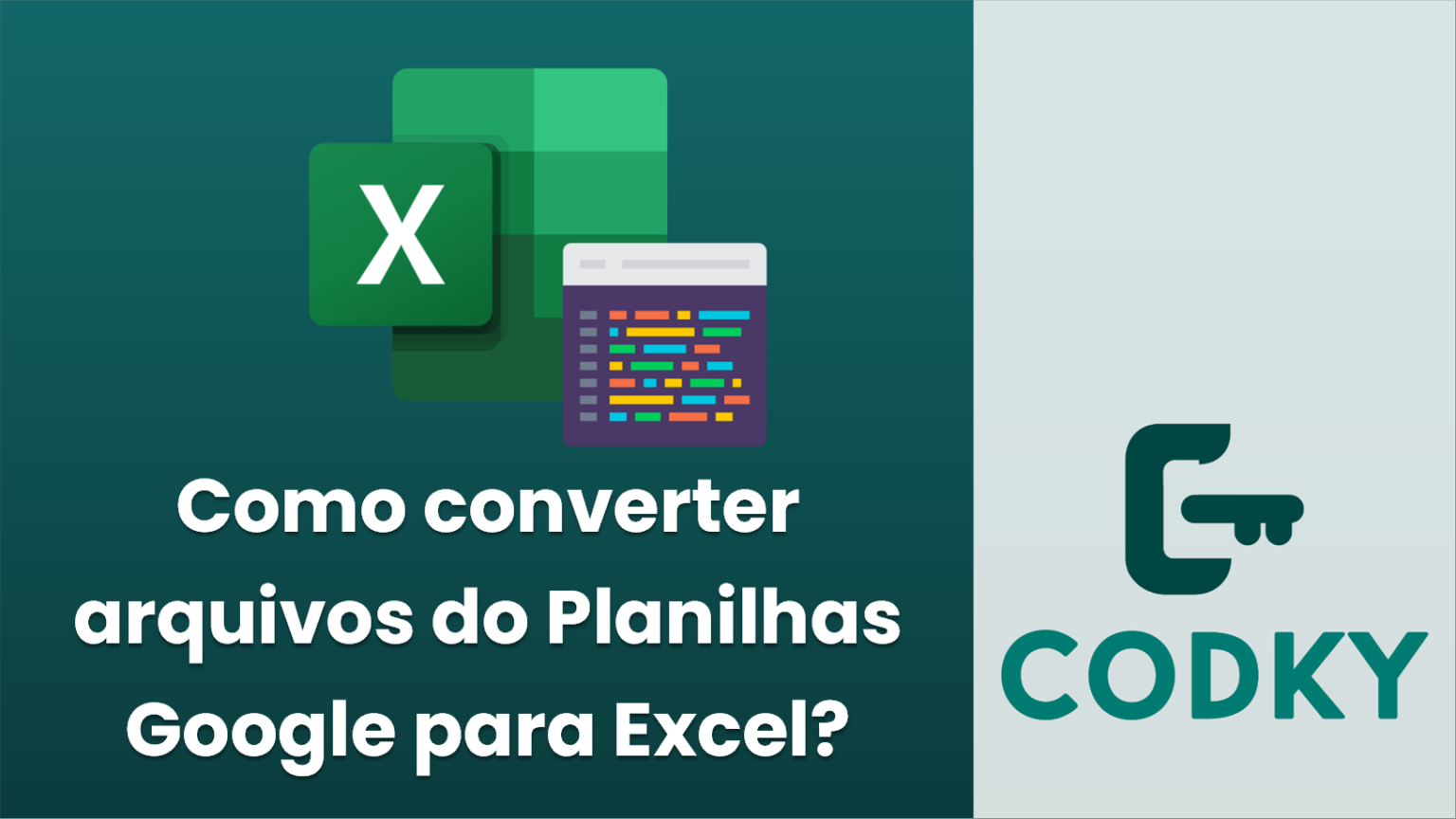 Como converter arquivos do Planilhas Google para Excel? - Codky