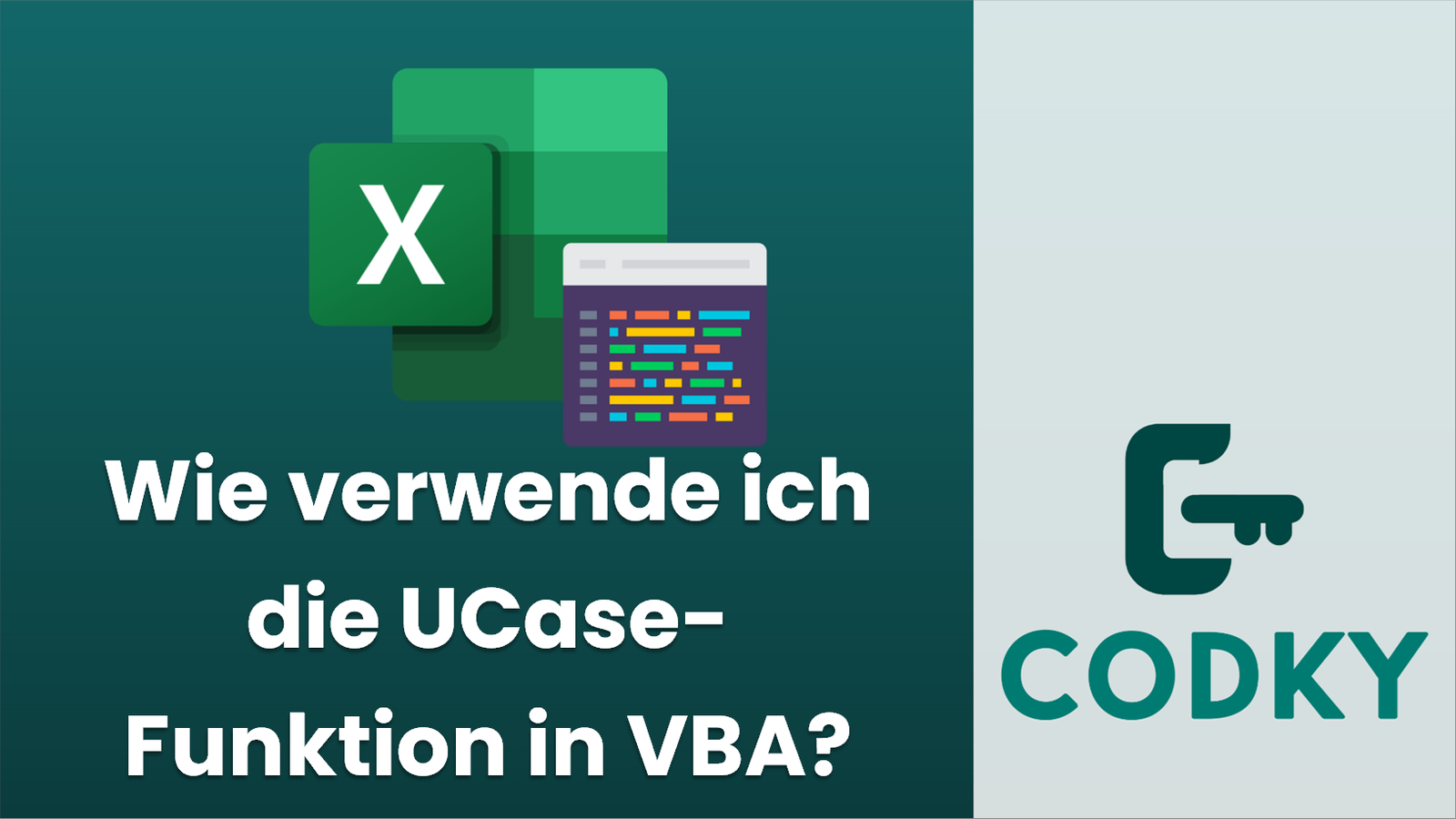 Wie verwende ich die UCase-Funktion in VBA? - Codky
