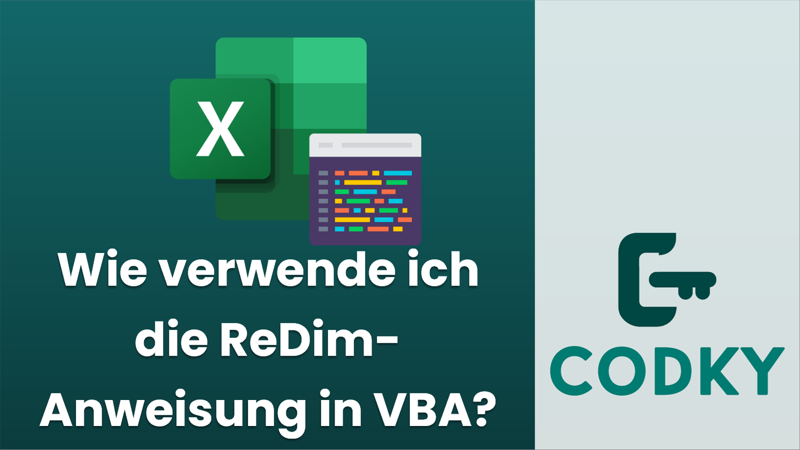 Wie verwende ich die ReDim-Anweisung in VBA? - Codky