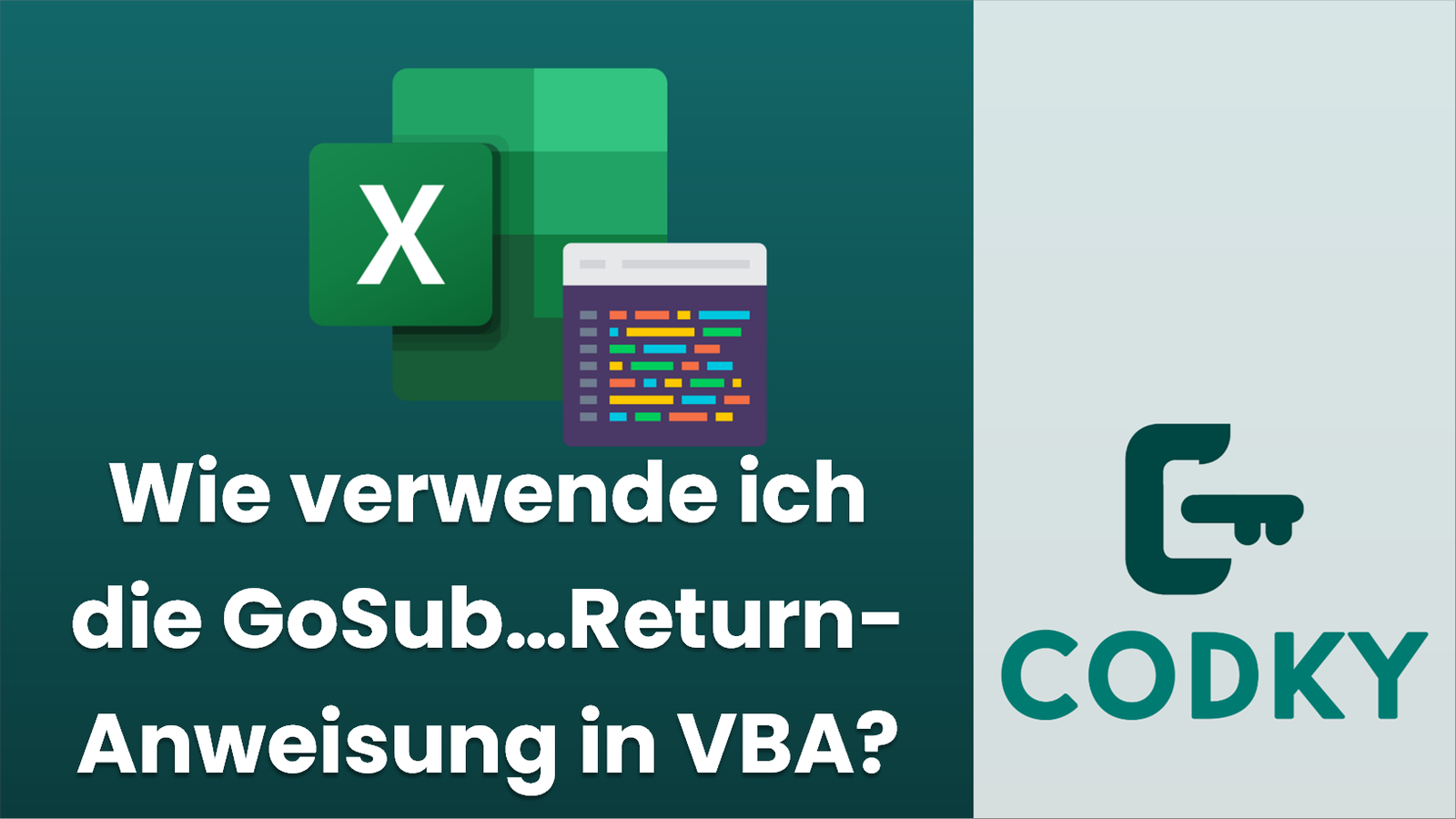 Wie verwende ich die GoSub…Return-Anweisung in VBA? - Codky