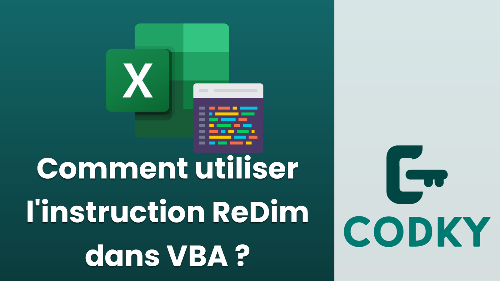 Comment utiliser l’instruction ReDim dans VBA ? - Codky
