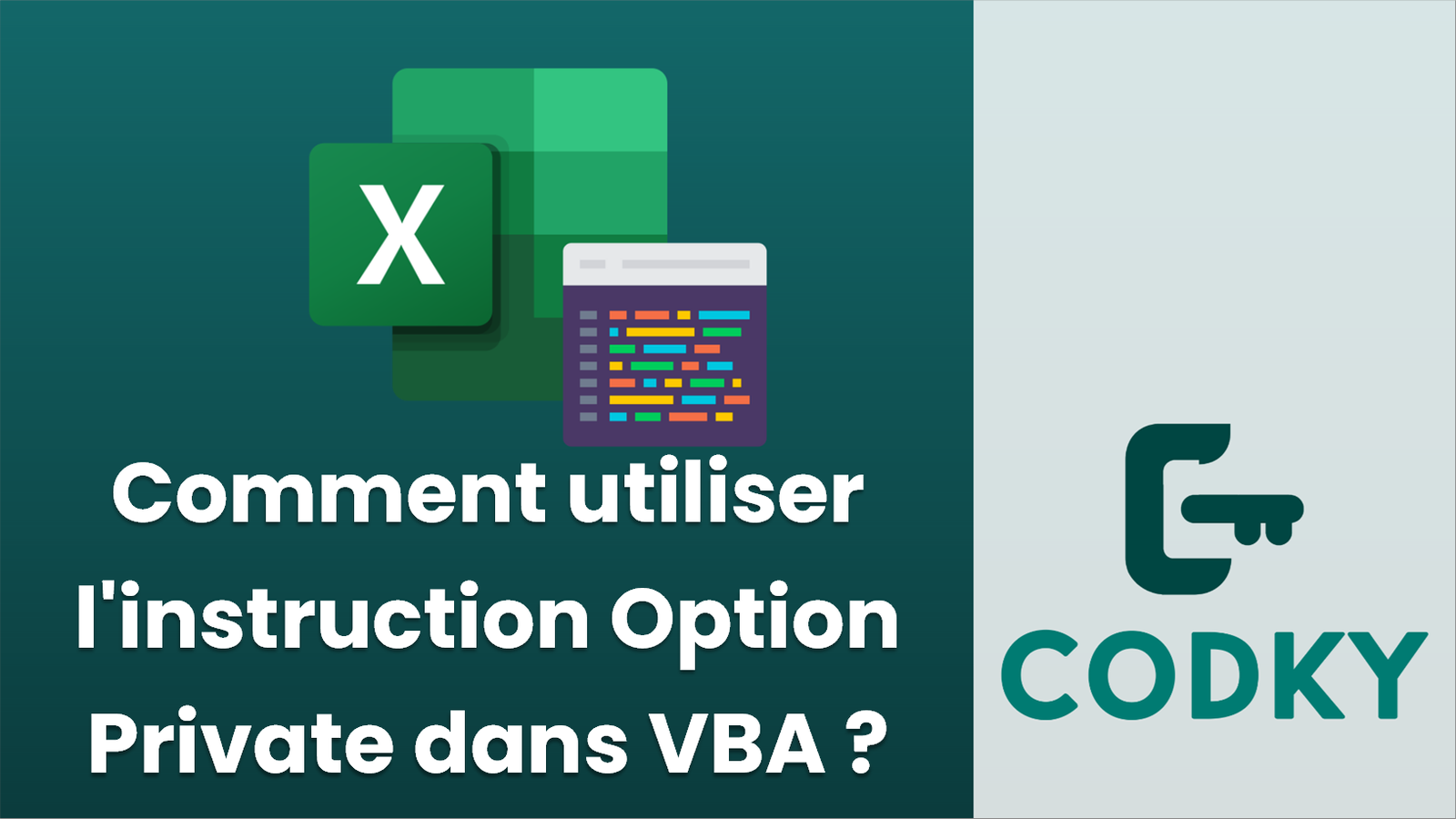 Comment utiliser l’instruction Option Private dans VBA ? - Codky