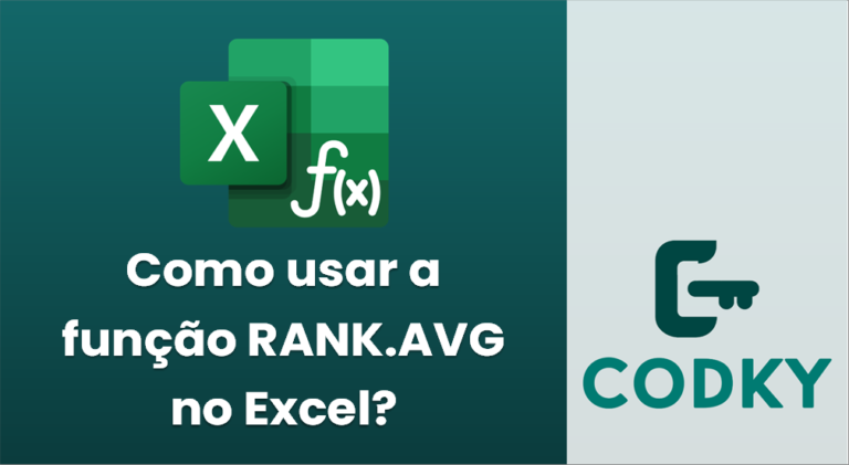 Como usar a função RANK.AVG no Excel? - Codky