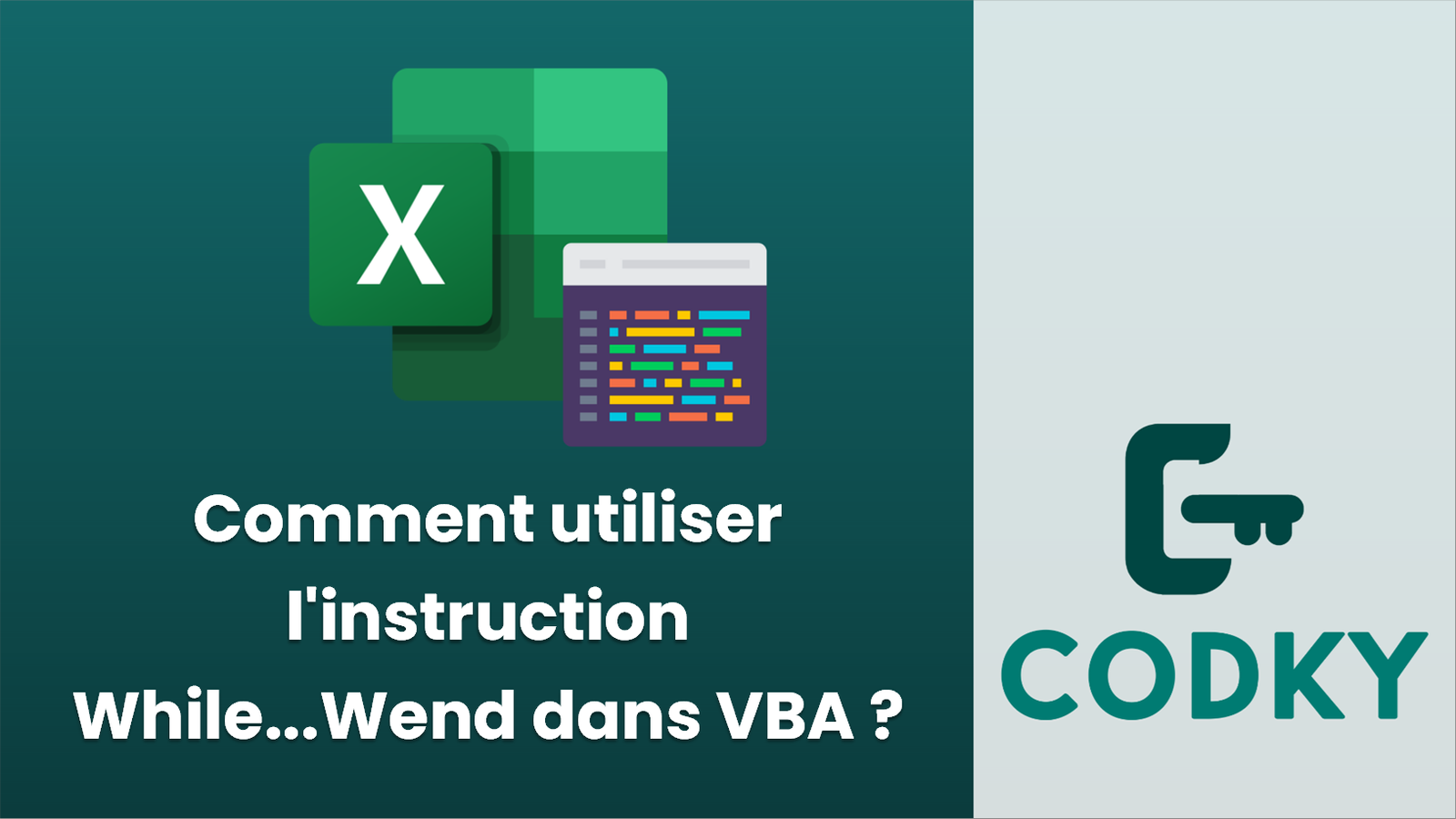 Comment Utiliser Linstruction Whilewend Dans Vba Codky 5529