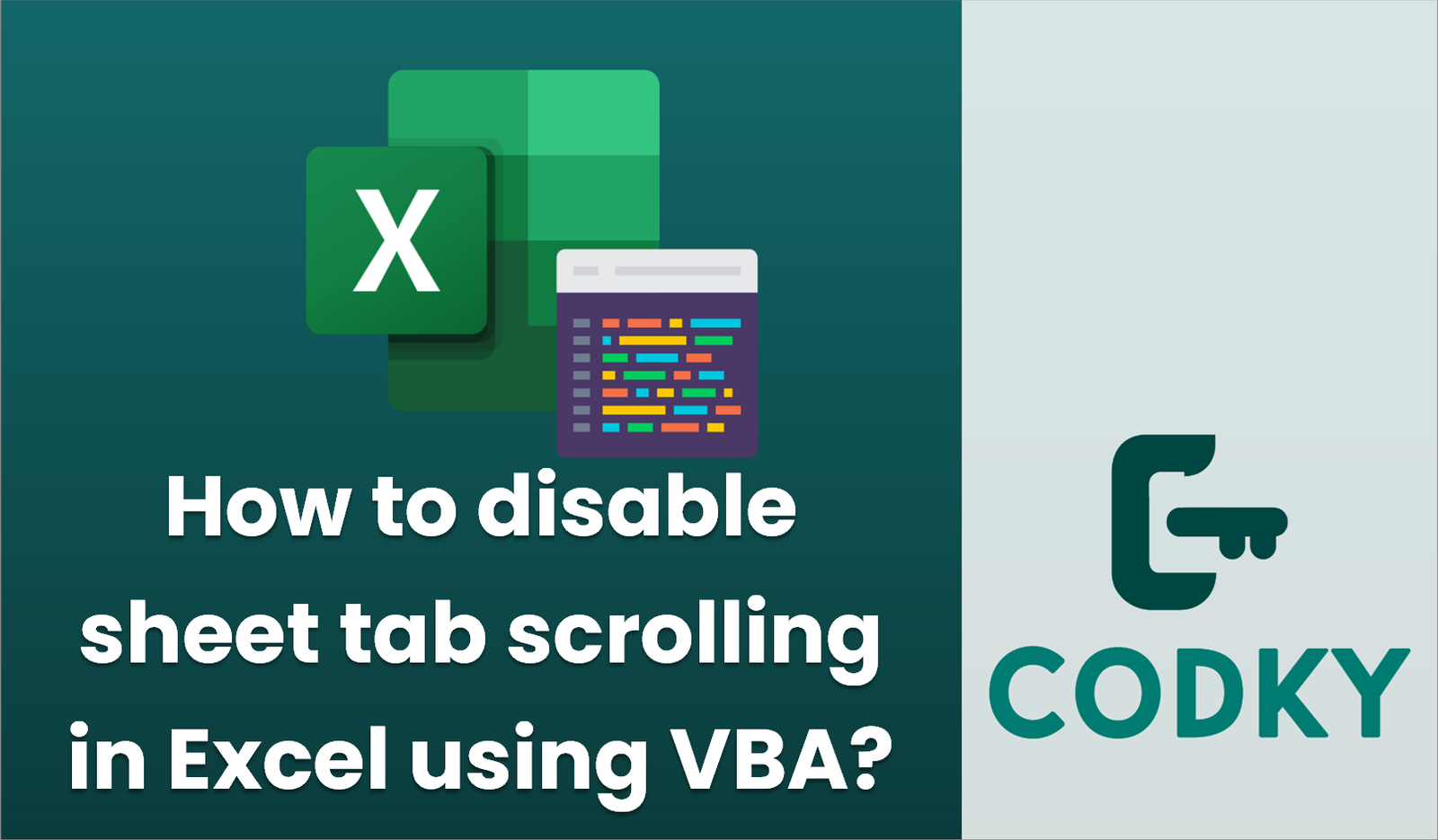 How To Disable Sheet Tab Scrolling In Excel Using Vba Codky