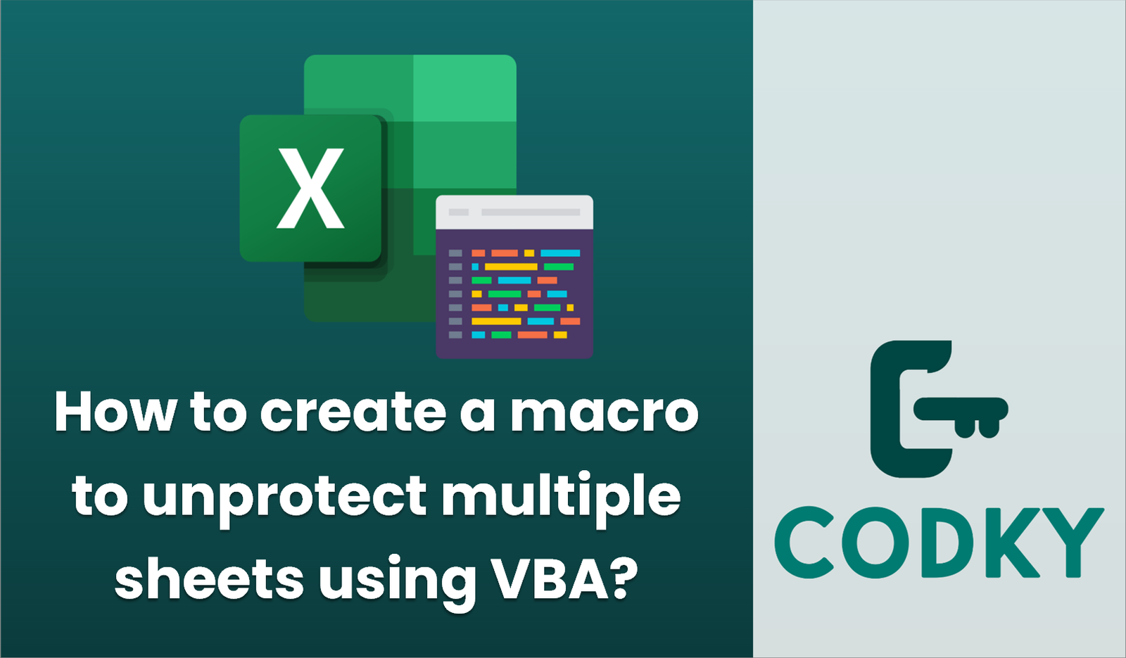 How To Create A Macro To Unprotect Multiple Sheets Using Vba Codky