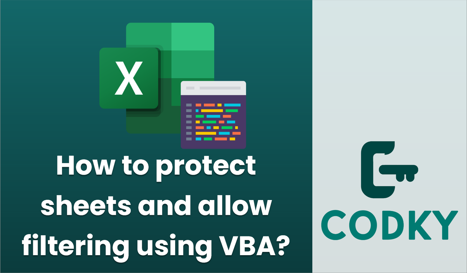 How To Protect Sheets And Allow Filtering Using Vba Codky 4093