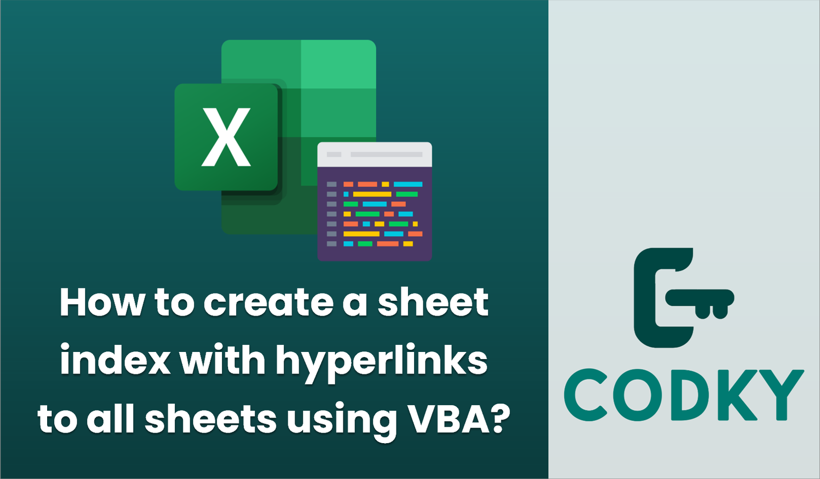 How To Create A Sheet Index With Hyperlinks To All Sheets Using Vba Codky 3640
