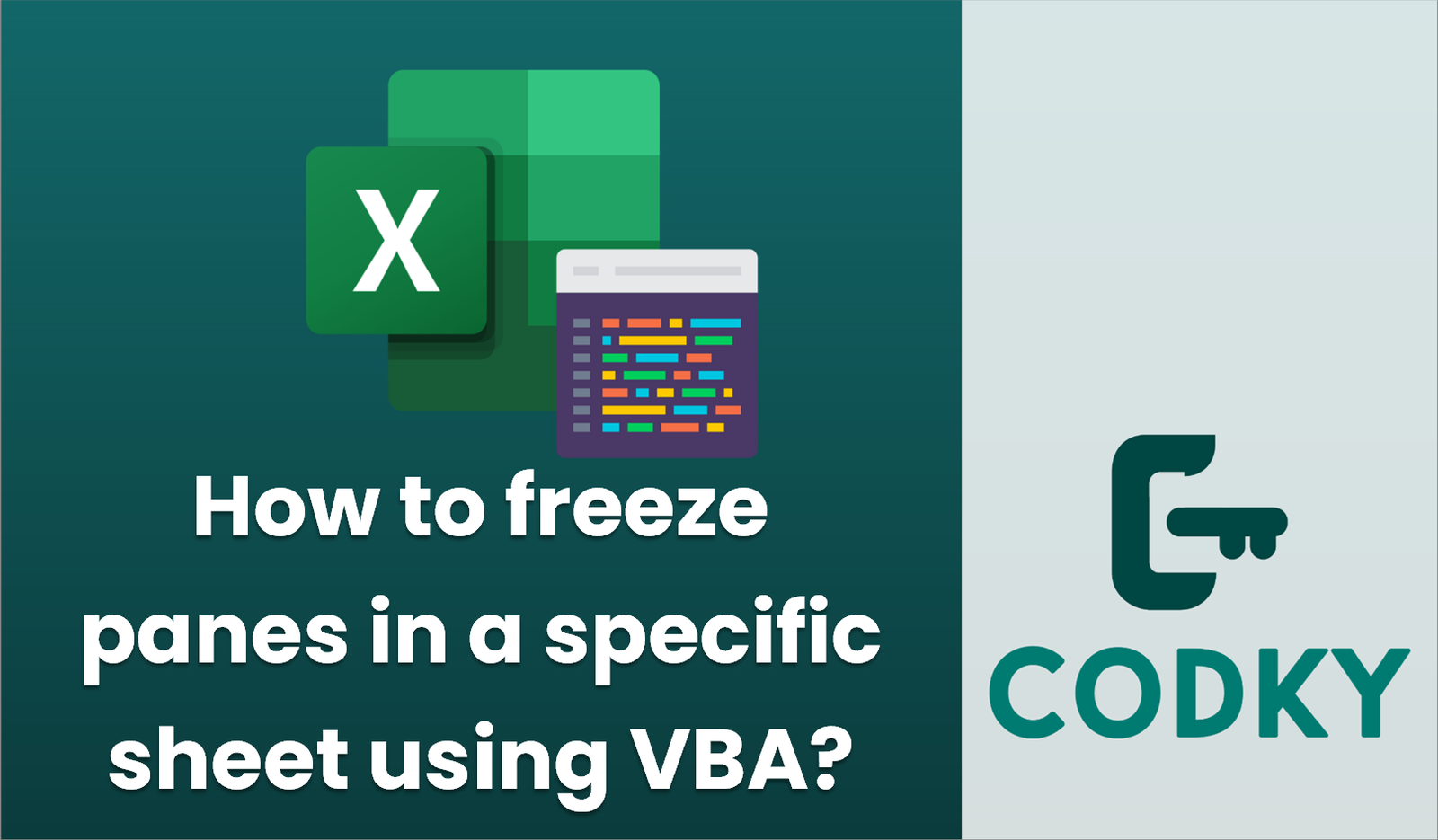 How To Freeze Panes In A Specific Sheet Using Vba Codky