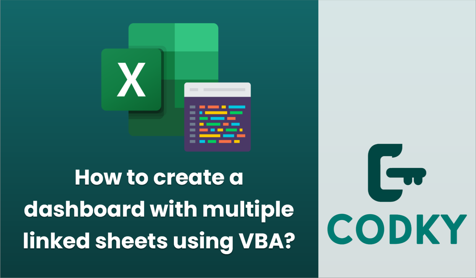 How To Create A Dashboard With Multiple Linked Sheets Using Vba Codky