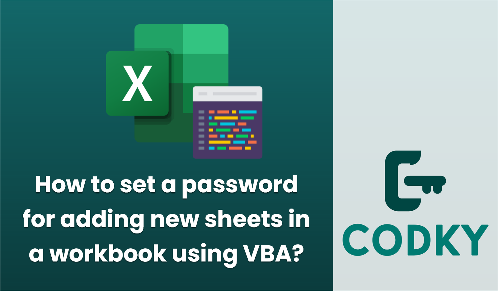 How to set a password for adding new sheets in a workbook using VBA? - Codky