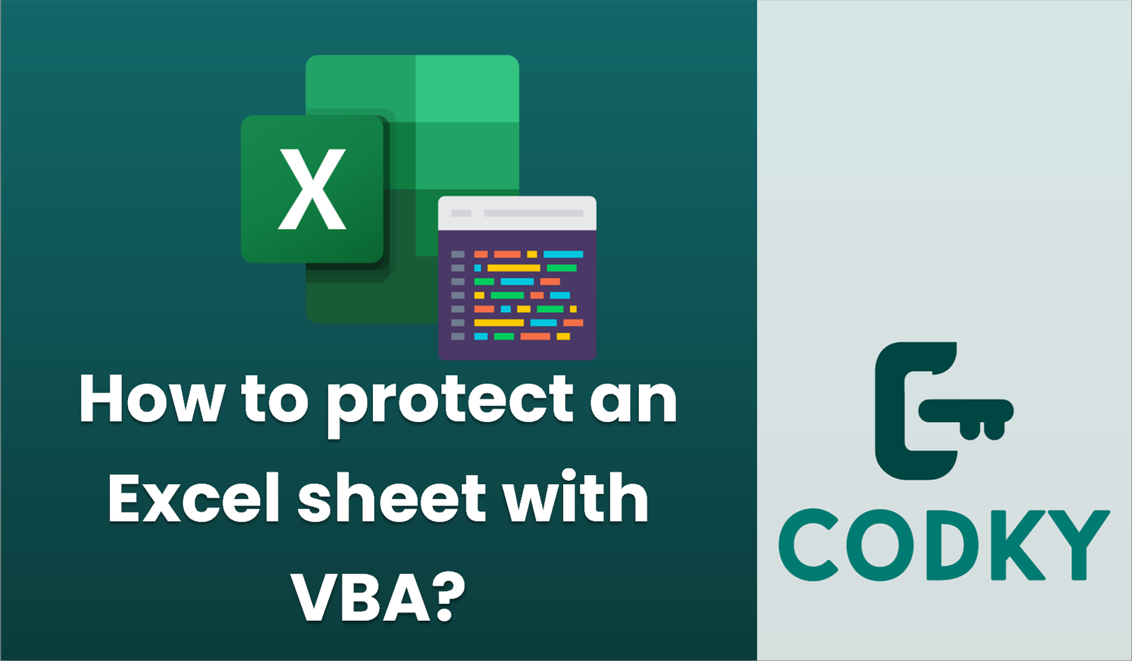 How to protect an Excel sheet with VBA? - Codky