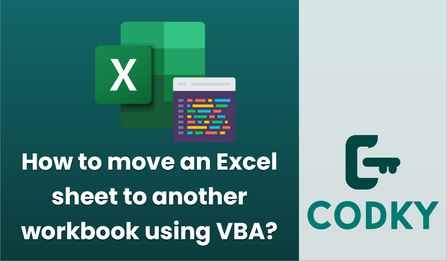 How to move an Excel sheet to another workbook using VBA? - Codky