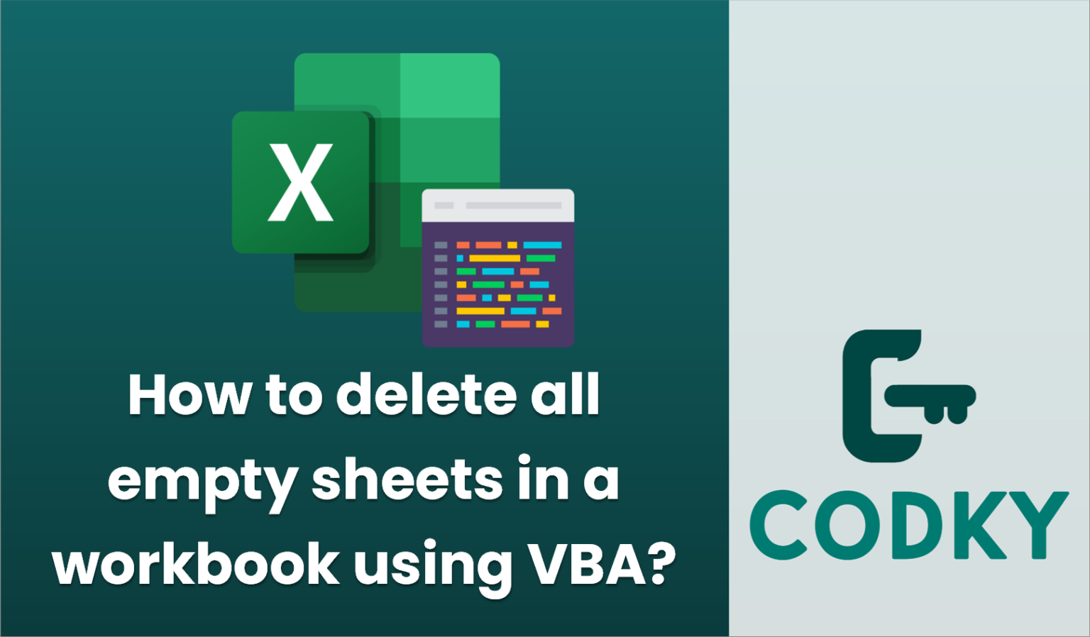 How To Delete All Empty Sheets In A Workbook Using Vba Codky