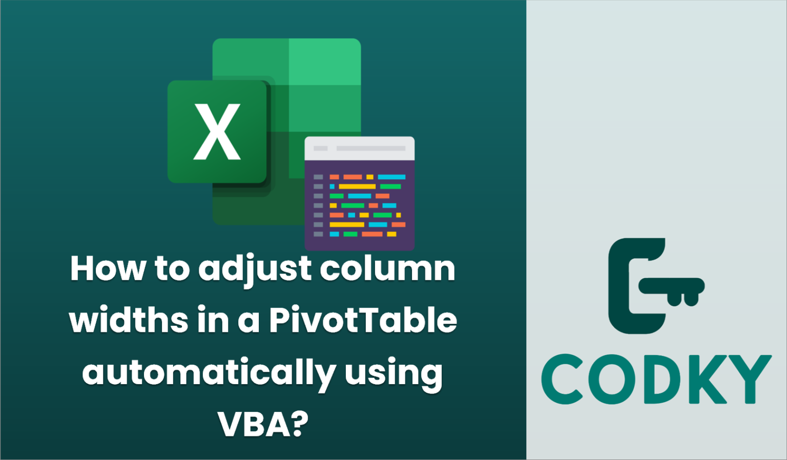 How To Adjust Column Widths In A Pivottable Automatically Using Vba Codky 9608