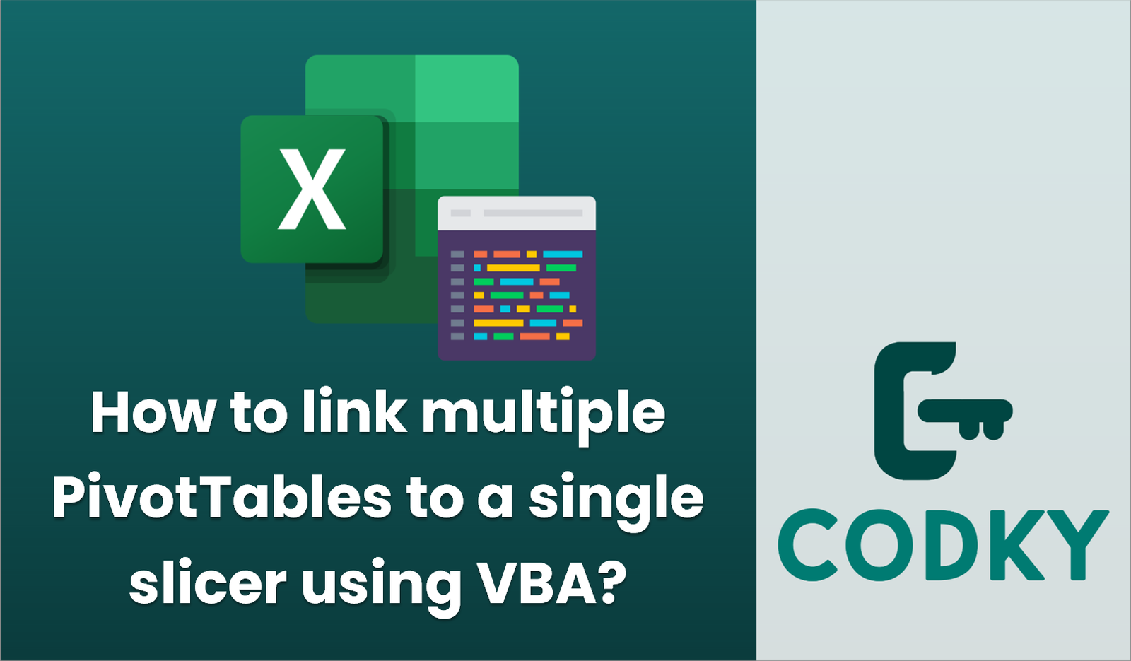 How To Link Multiple Pivottables To A Single Slicer Using Vba Codky