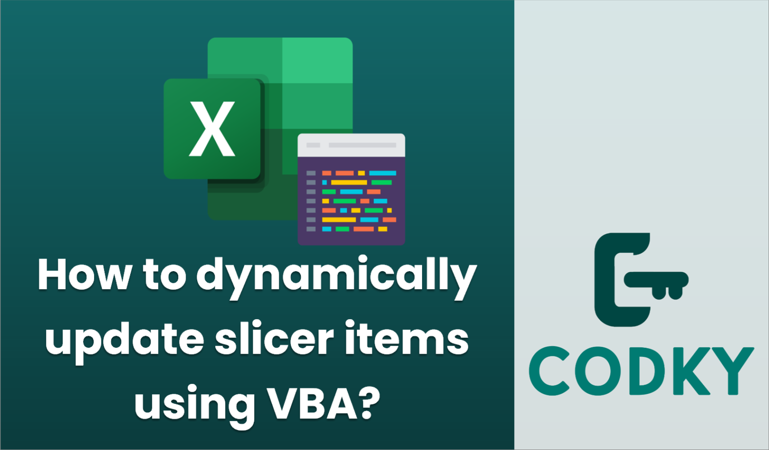How To Dynamically Update Slicer Items Using Vba Codky 5726