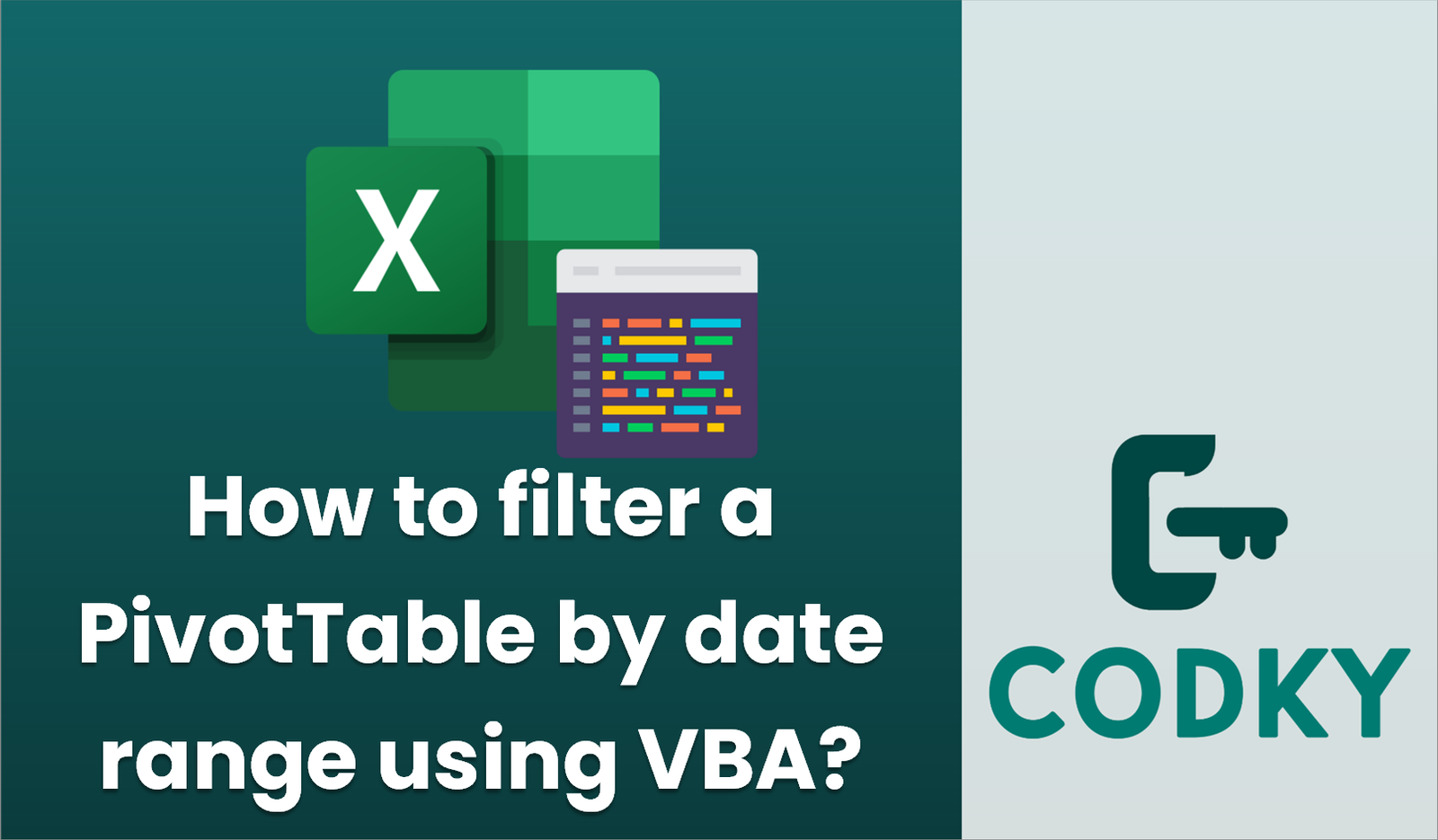 How To Filter A Pivottable By Date Range Using Vba Codky