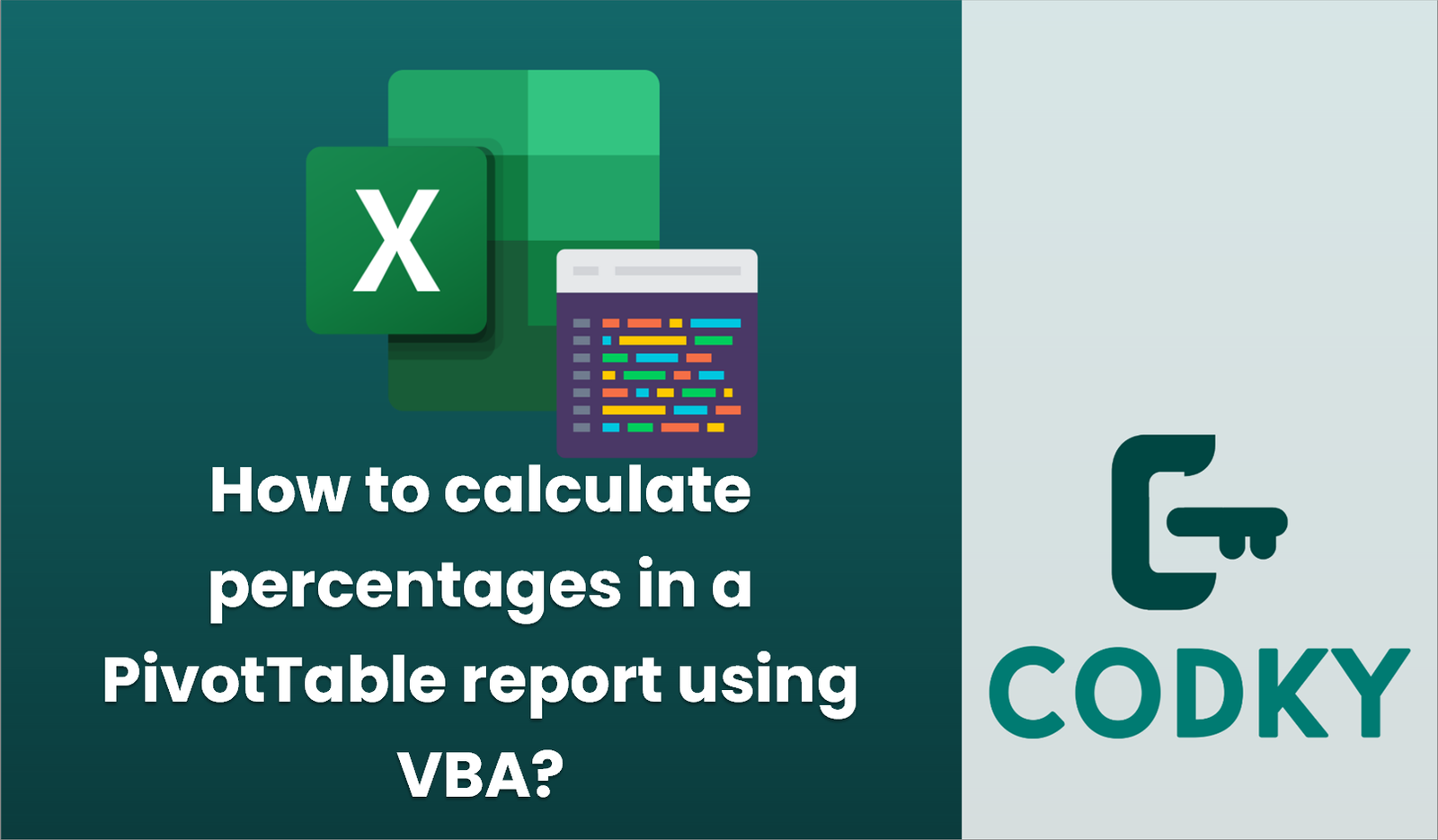 How To Calculate Percentages In A Pivottable Report Using Vba Codky 0352